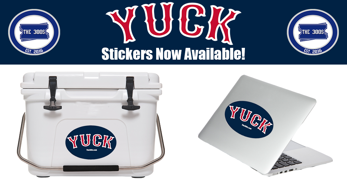 YUCK Stickers Now Available! Buy! Buy! Buy! – The 300s